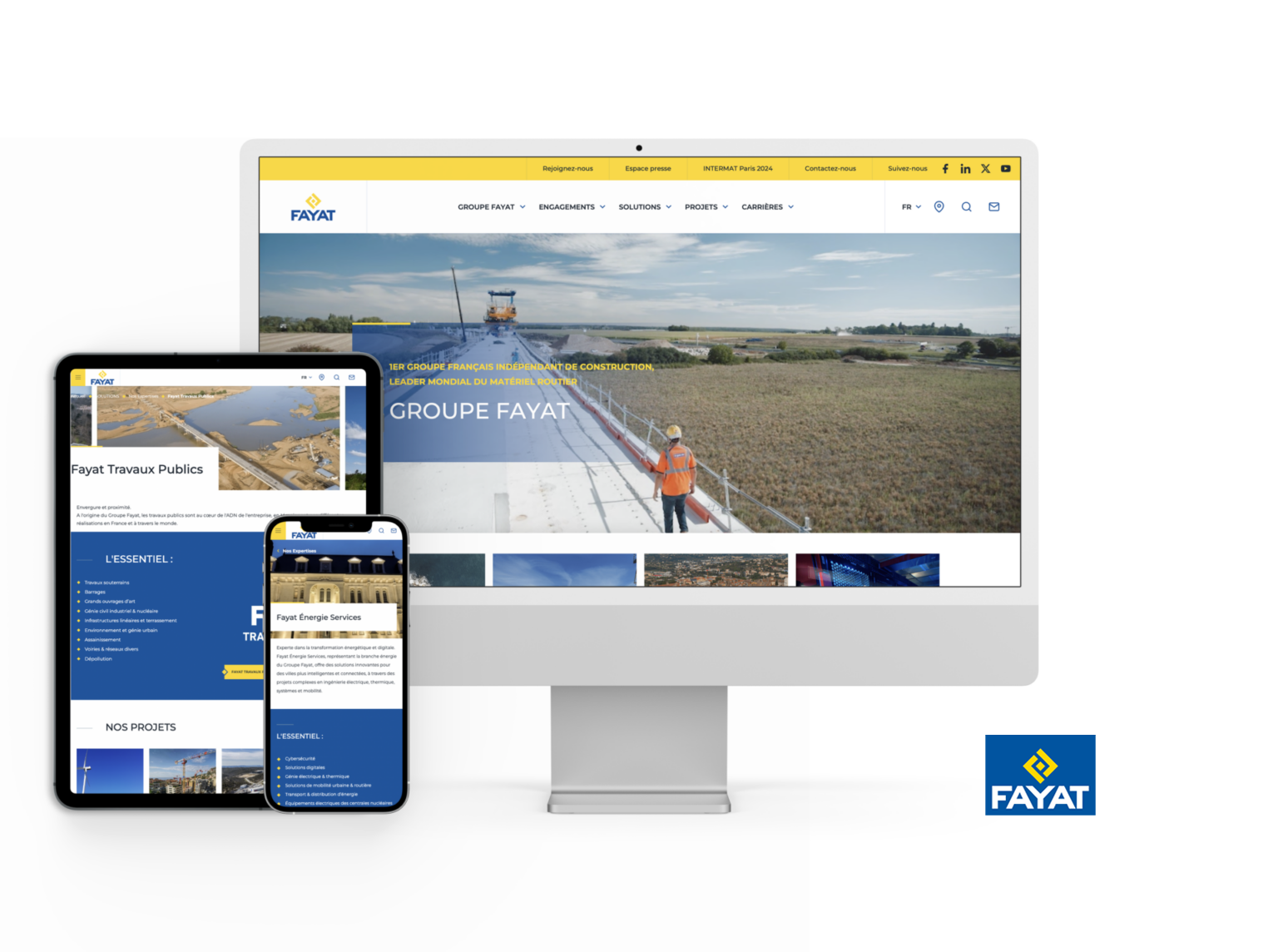 Ibexa redesign for the Fayat group - Clever Age